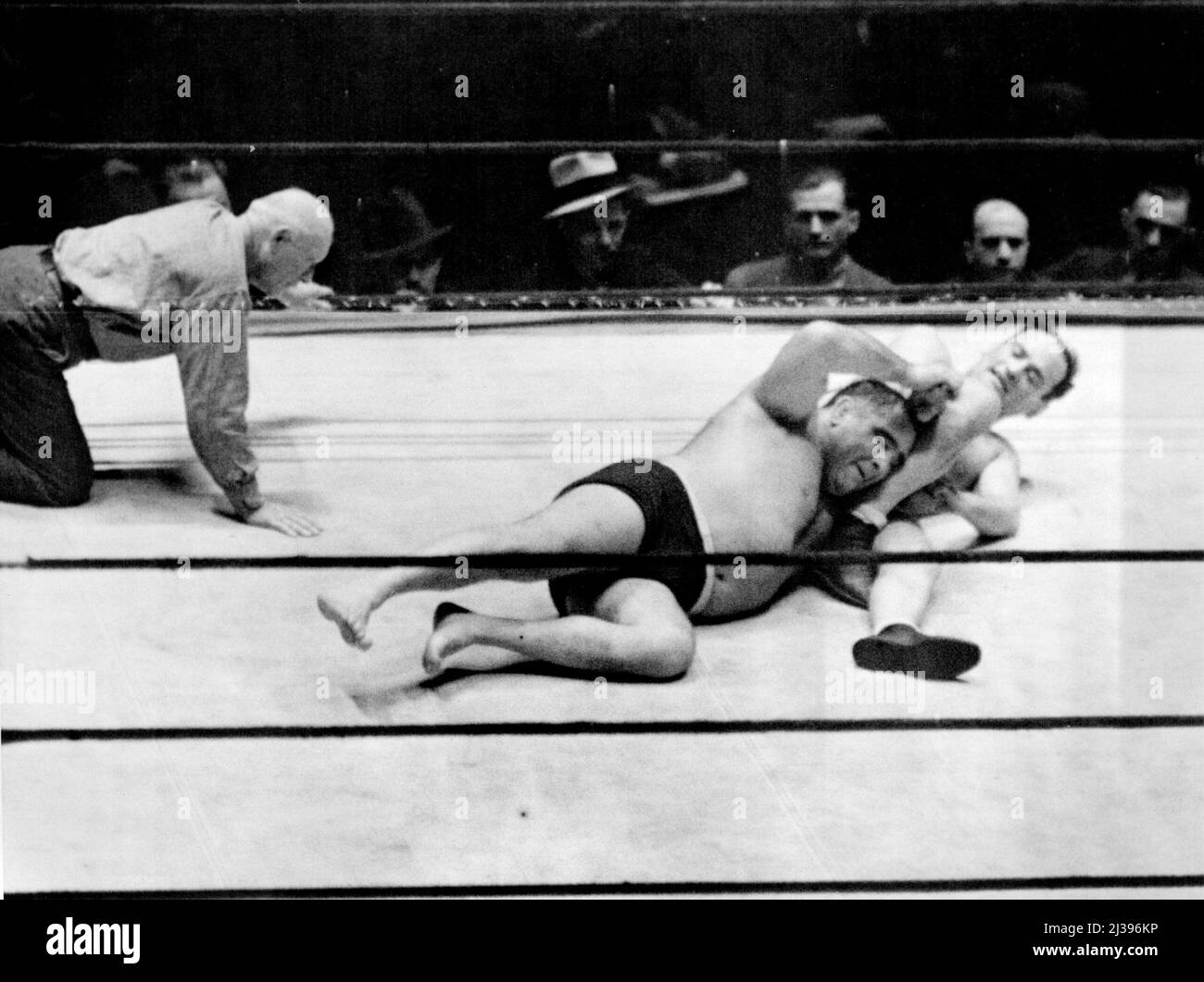 Strangler Lewis Retains Title -- Ed (Strangler) Lewis, World's ...