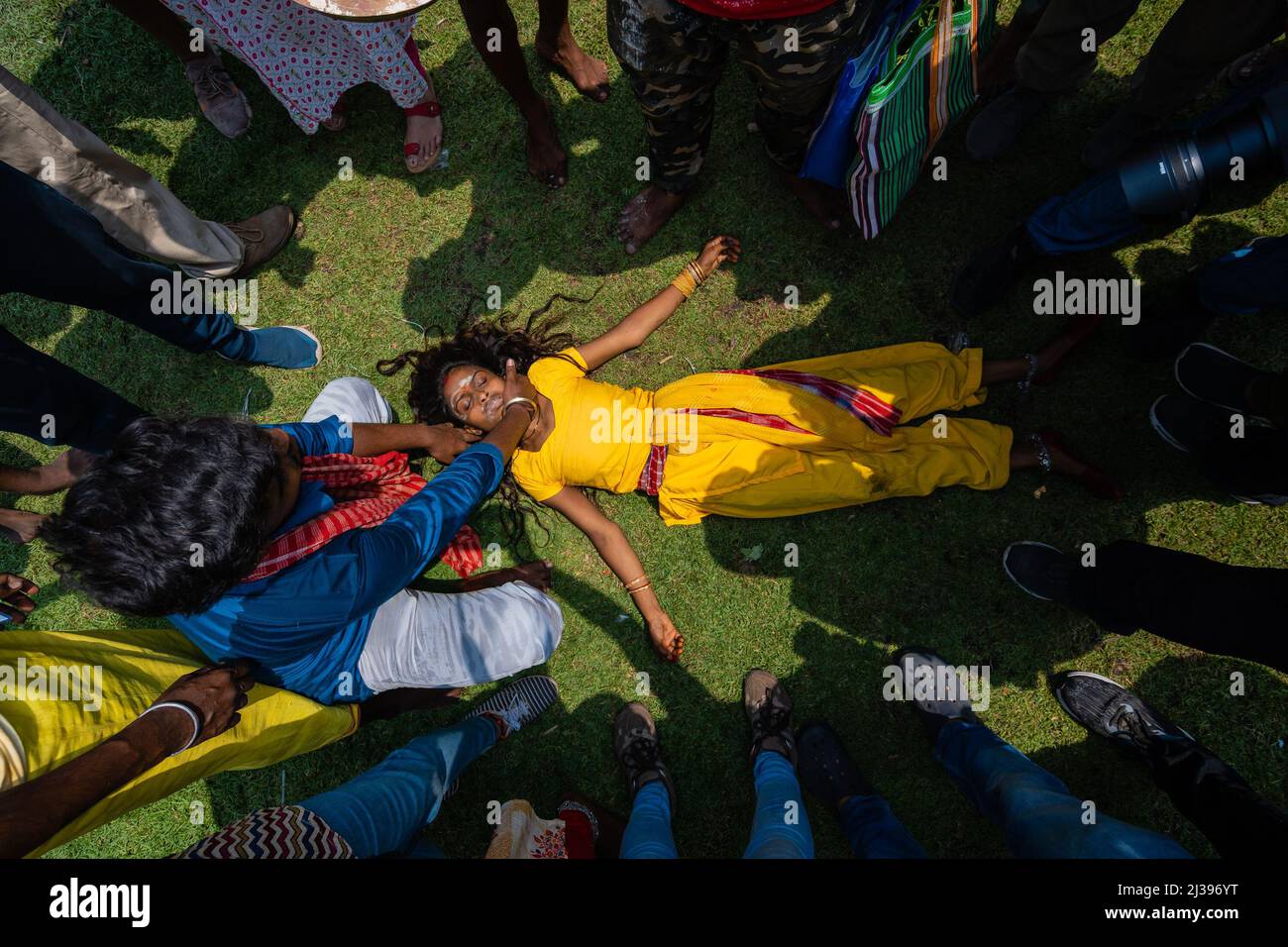 Bandel, West Bengal, India. 6th Apr, 2022. The Vel Vel festival is ...