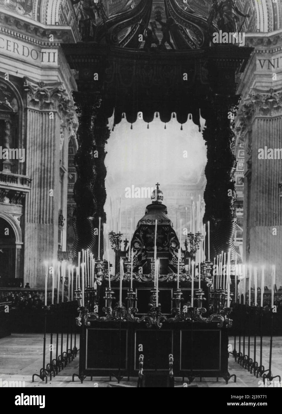 When A Pope Dies -- The Requiem Mass for Pope Pius XI in St. Peter's ...
