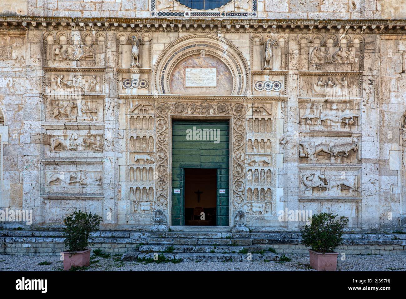 Chiesa di San Pietro (Saint Peter Church) in Spoleto, Umbria, Italy ...
