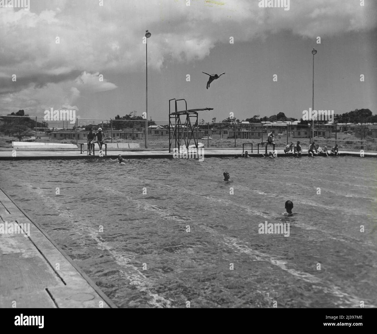 This large swimming pool is typical of the amenities built by the ...