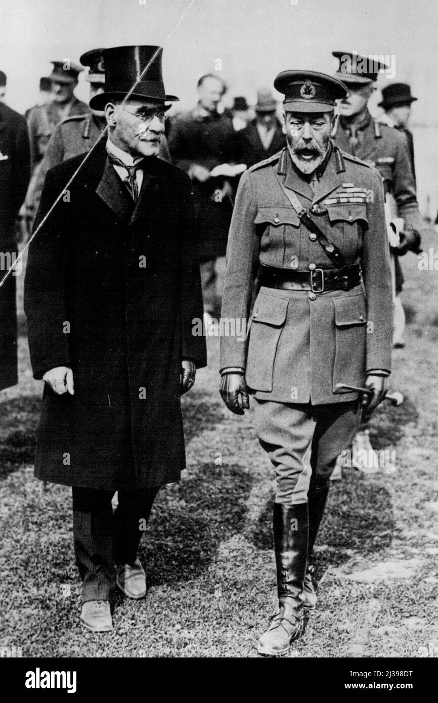The Passing of Two Great Men. A historic picture taken during the visit ...