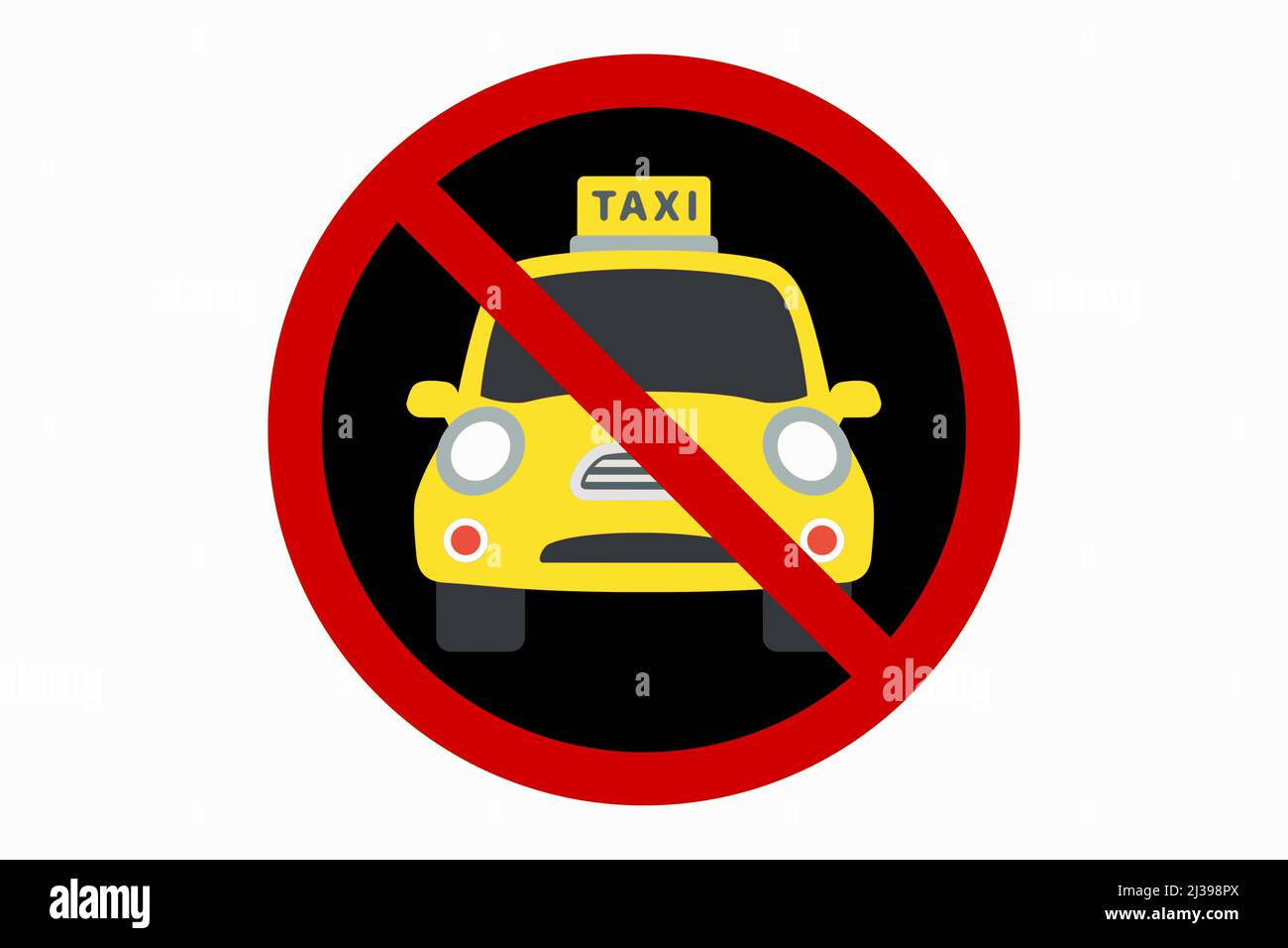 Exclusion vehicle sign Cut Out Stock Images & Pictures - Alamy