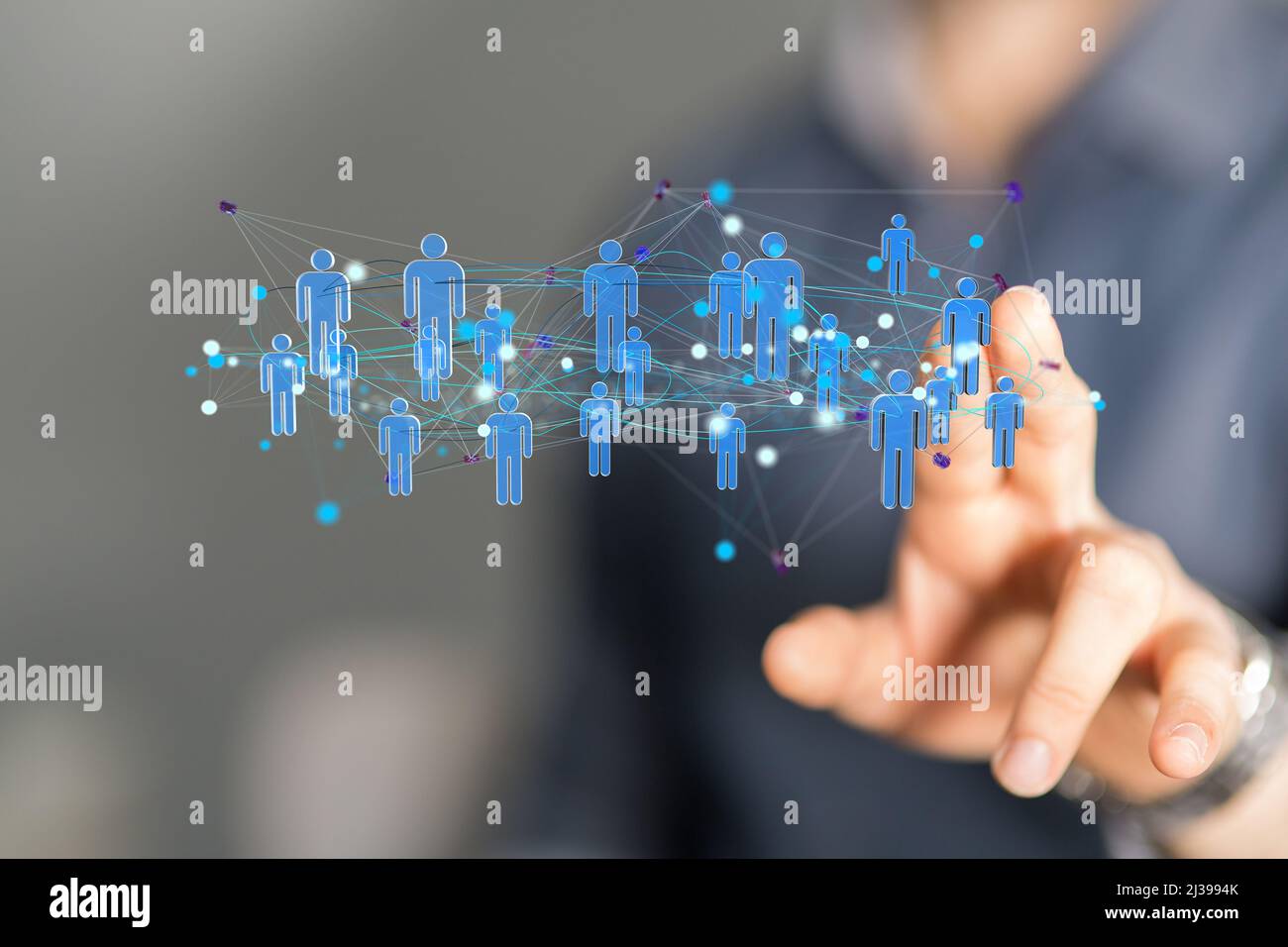 An illustration of Global digital connections with technology Stock ...