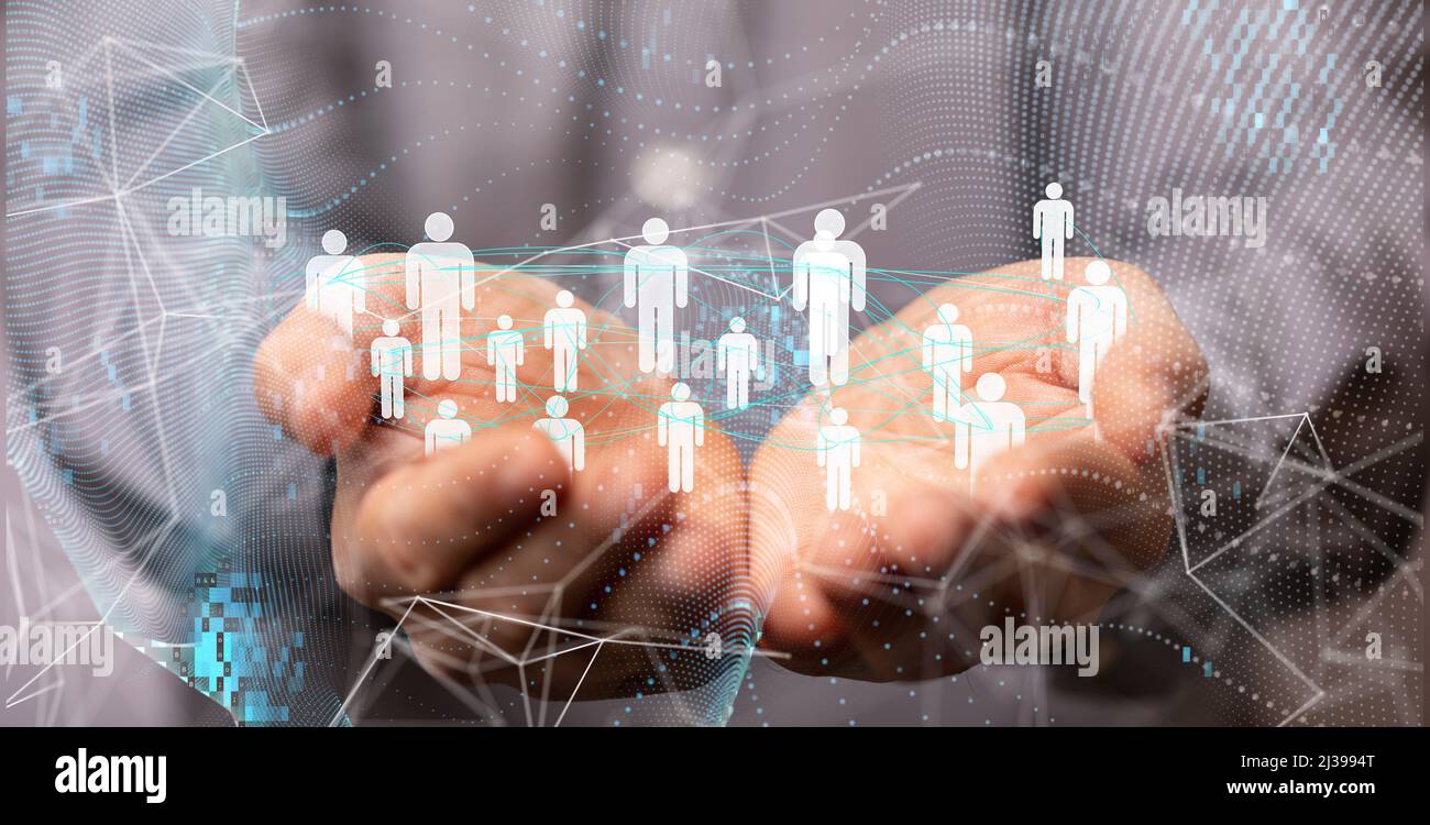 An illustration of the Global network Stock Photo - Alamy