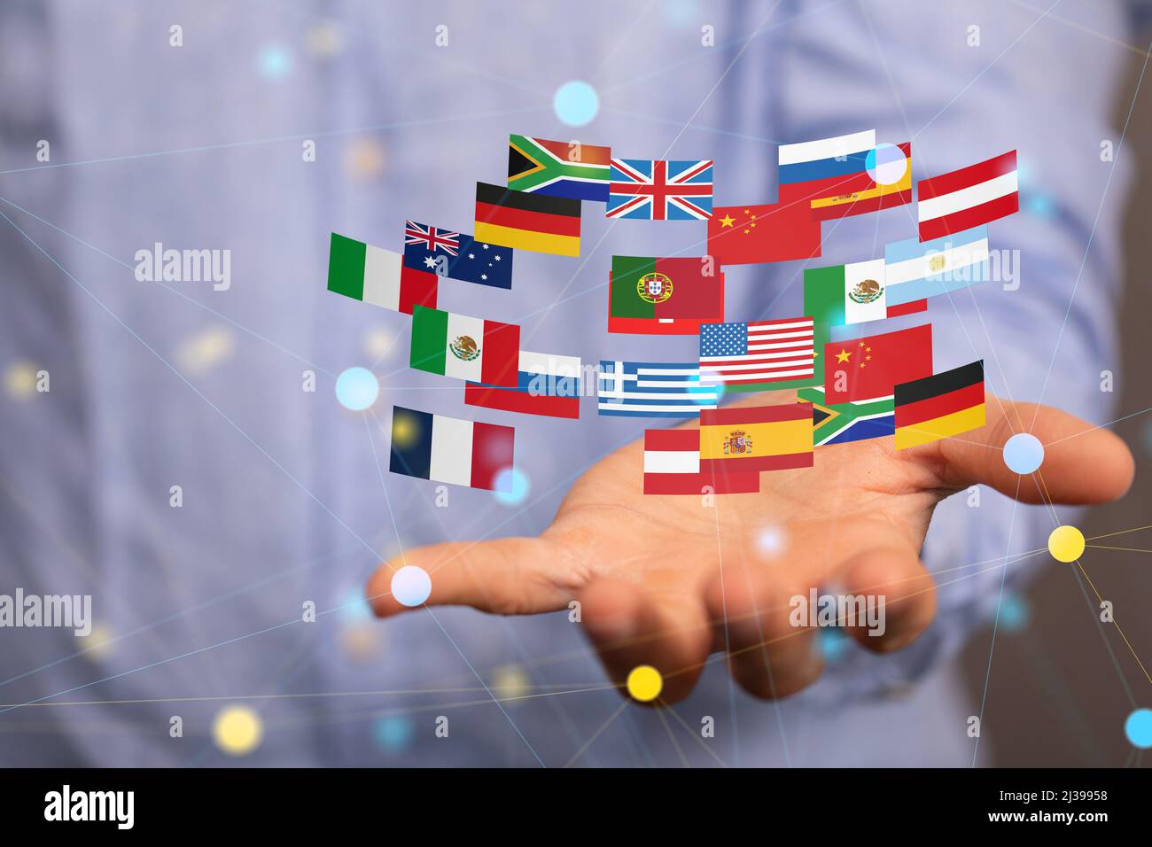 An illustration of the International World Flags Stock Photo - Alamy