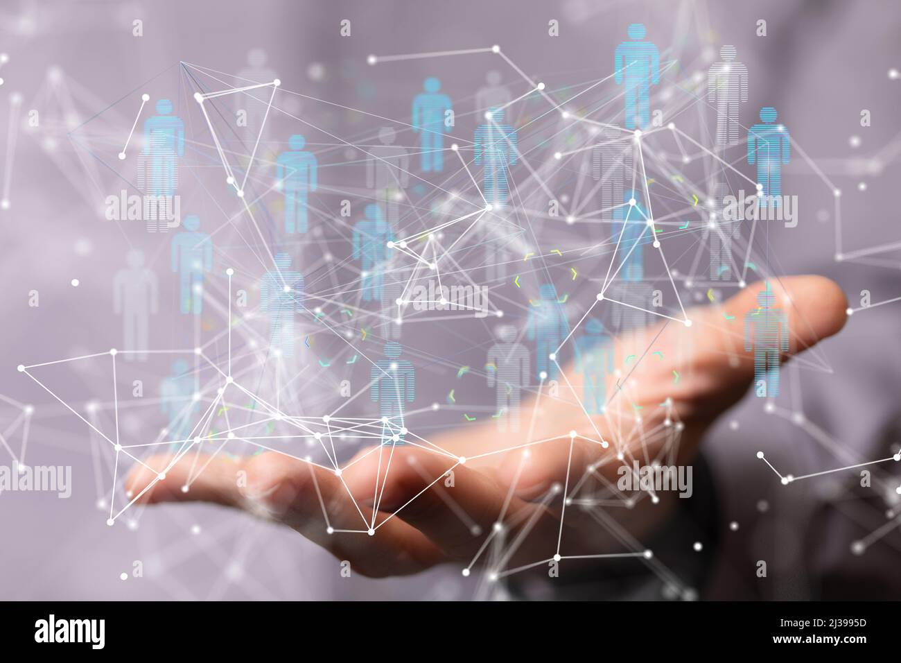 An illustration of conference teamwork connection Stock Photo - Alamy