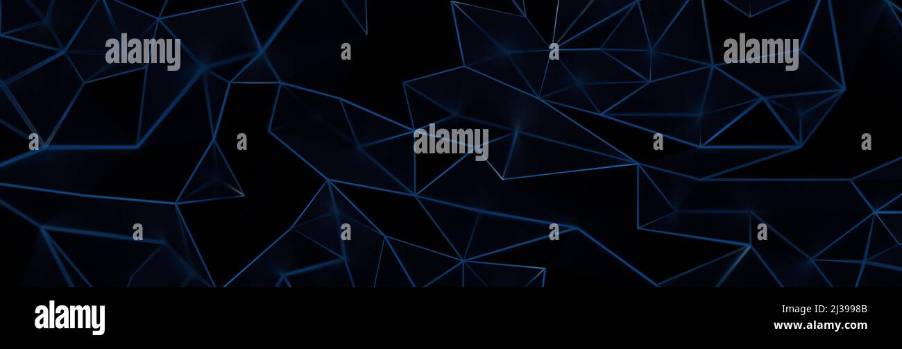 An illustration of Schwarzer Low Poly Background Header Stock Photo - Alamy