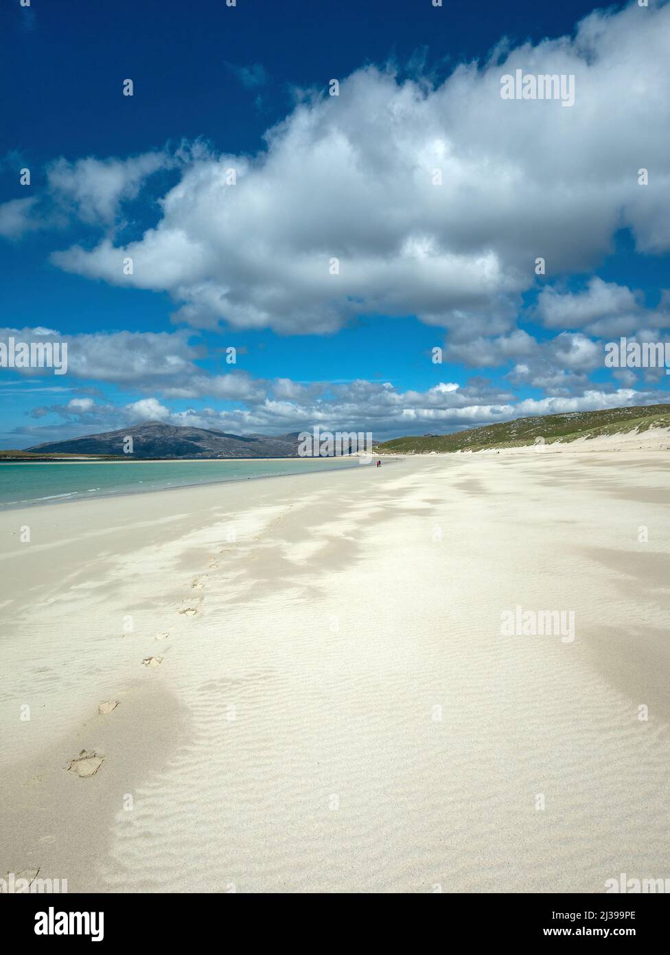 The remote sandy beach of Traigh Mheilein near Hushinish on the Isle of ...