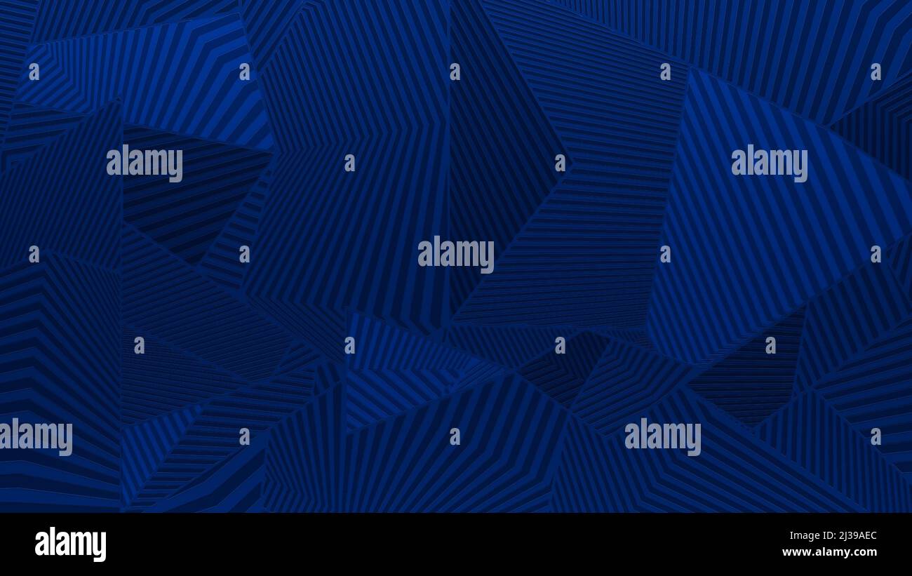An abstract background with navy blue geometric patterns Stock Photo ...