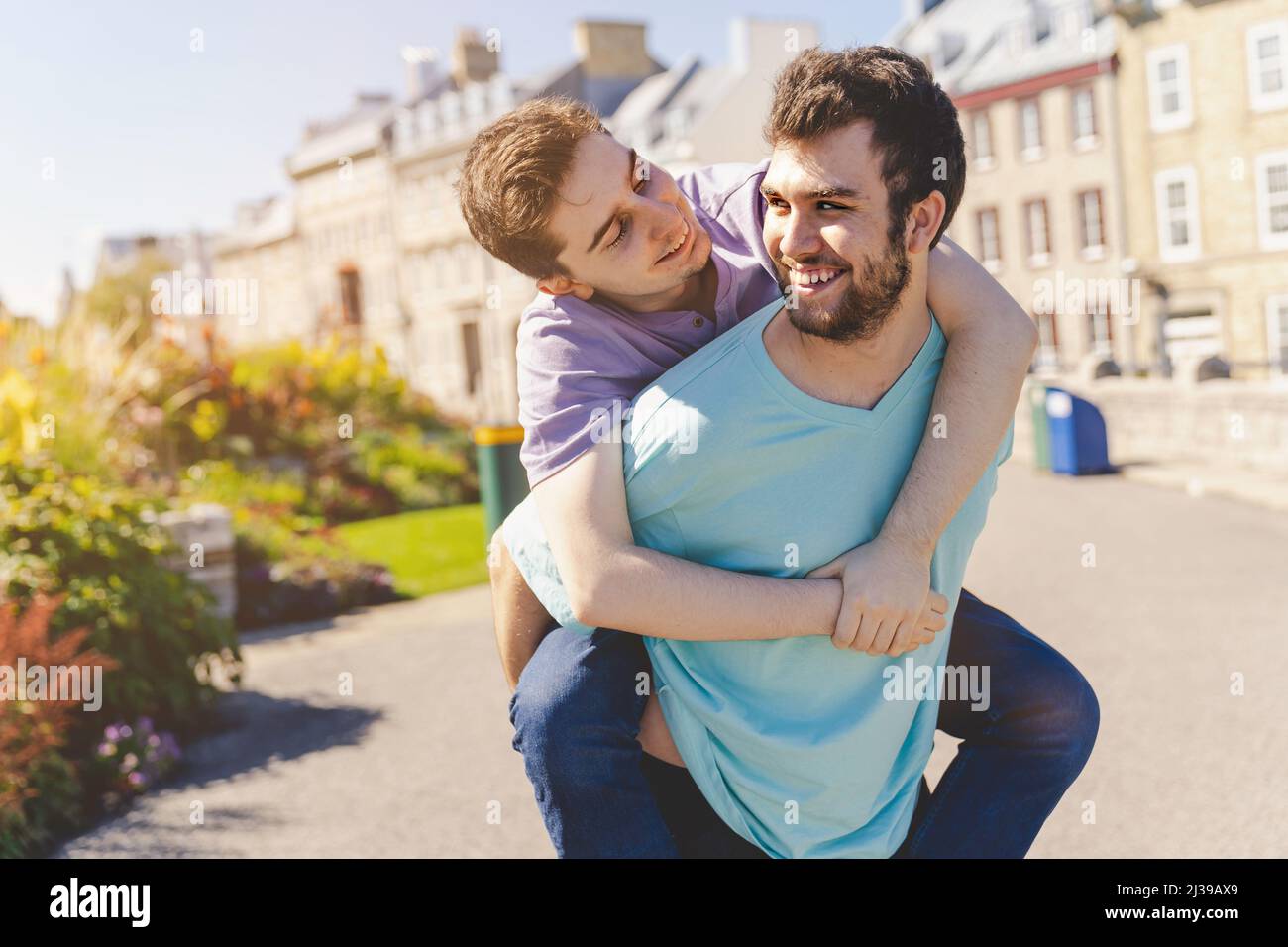 Gay lifestyle men relaxing together hi-res stock photography and images ...
