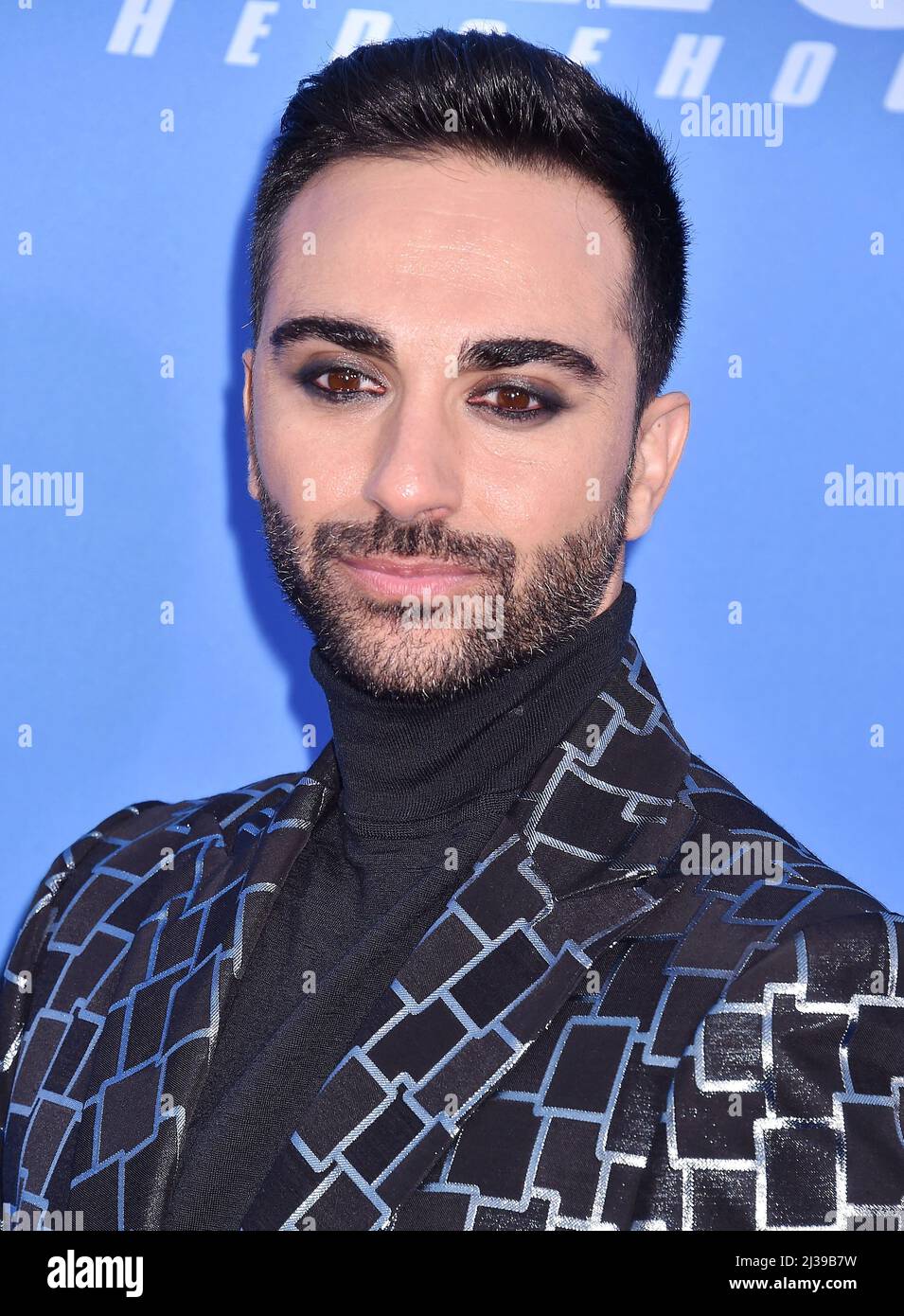 LOS ANGELES, CA - APRIL 05: Lee Majdoub attends the Los Angeles premiere screening of "Sonic The ...