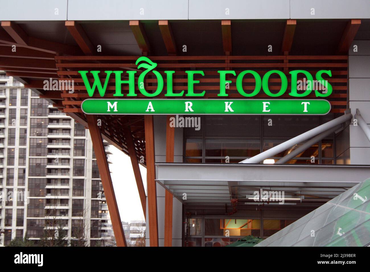 The Whole foods market signage in Brentwood mall Stock Photo - Alamy