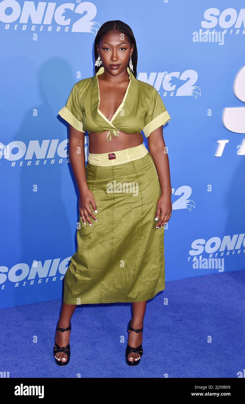 LOS ANGELES, CA - APRIL 05: Isan Elba attends the Los Angeles premiere ...