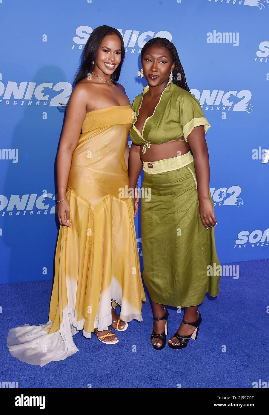 LOS ANGELES, CA - APRIL 05: (L-R) Sabrina Elba and Isan Elba attend the ...