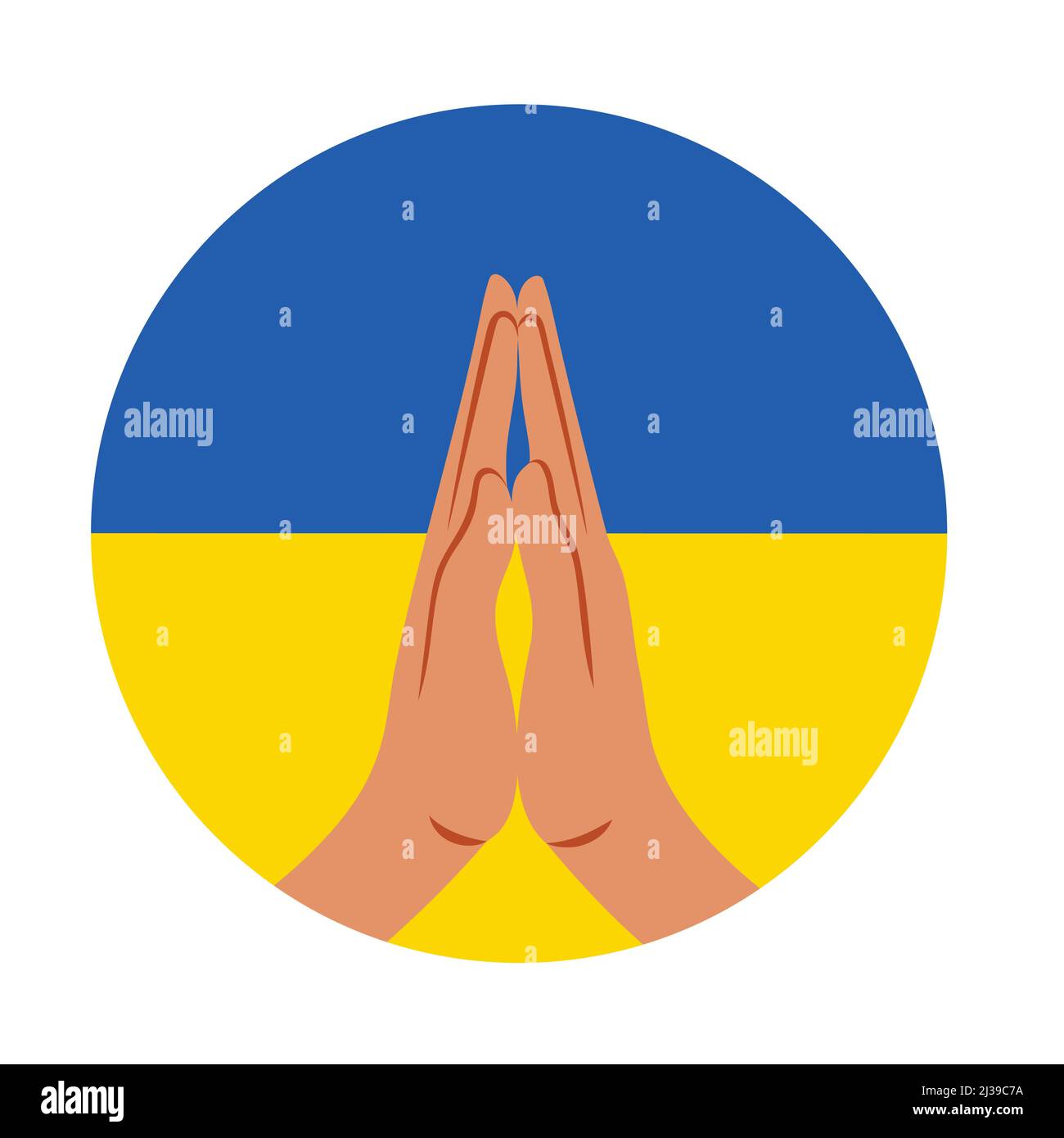 Stop hand flat modern Cut Out Stock Images & Pictures - Alamy