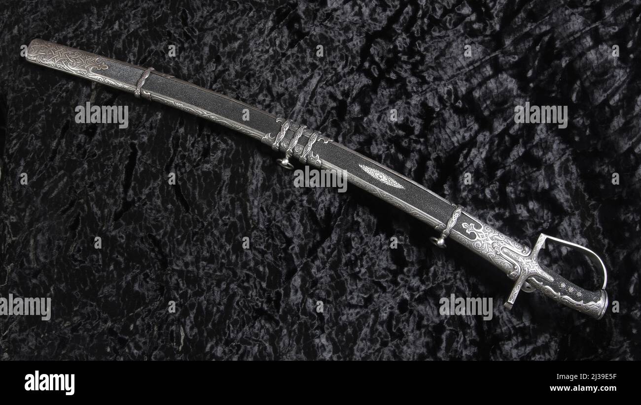 Ancient sabre. A smart variant of the fighting weapon Stock Photo - Alamy