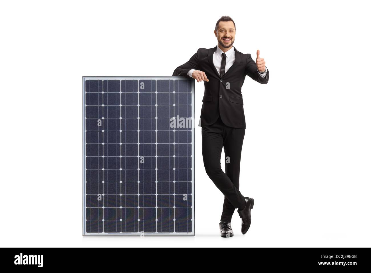 Solar panel on farm Cut Out Stock Images & Pictures - Alamy