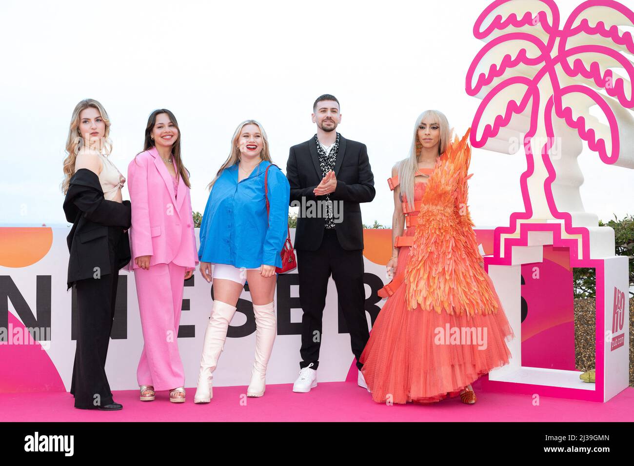 Celia Filoche, Elise Coumau, Justine Courau, Jordan Rondelli and Bilal ...