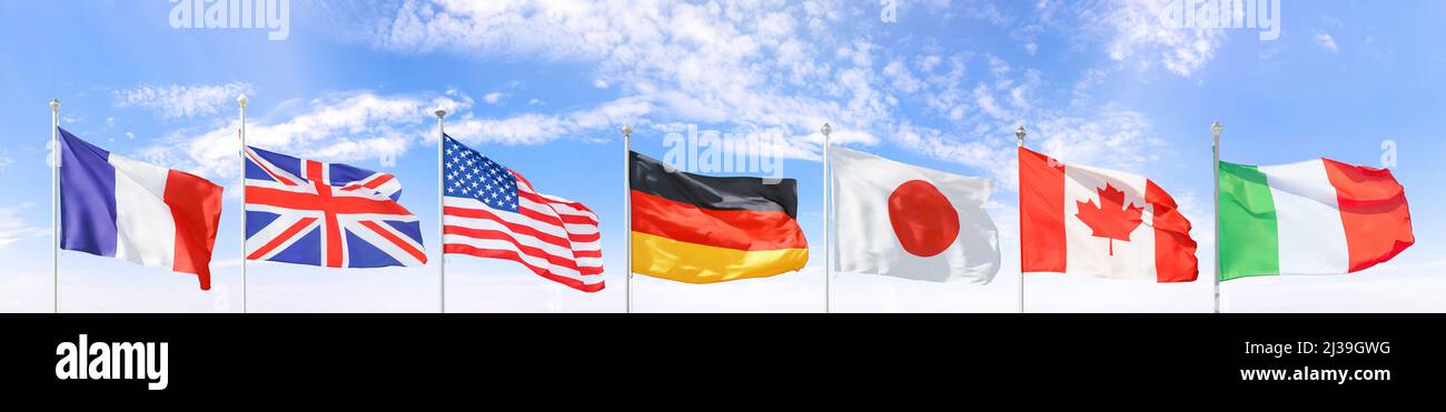 World flags set hi-res stock photography and images - Alamy