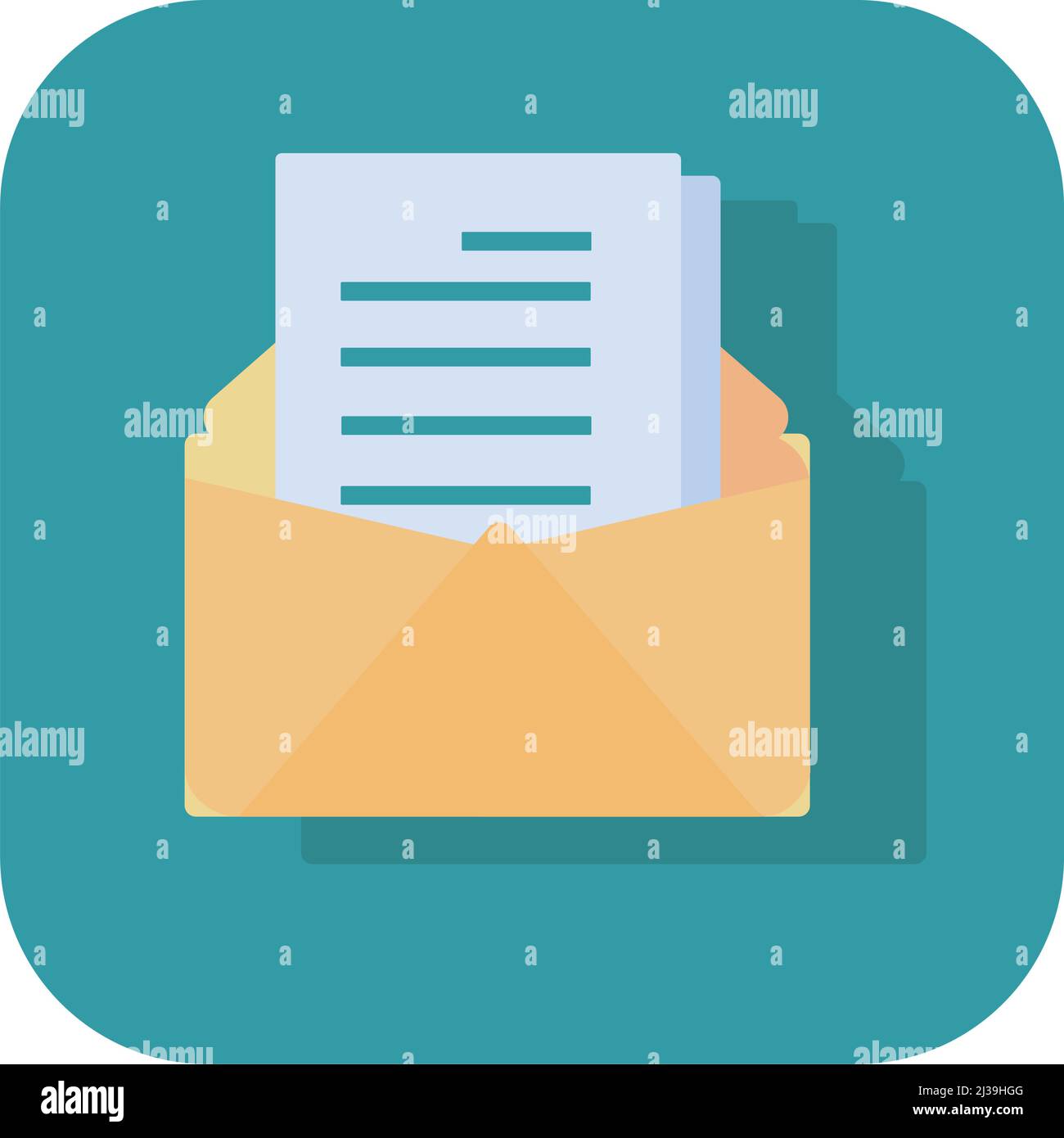 Abstract button icon folder with documents on a white background - Vector illustration Stock ...