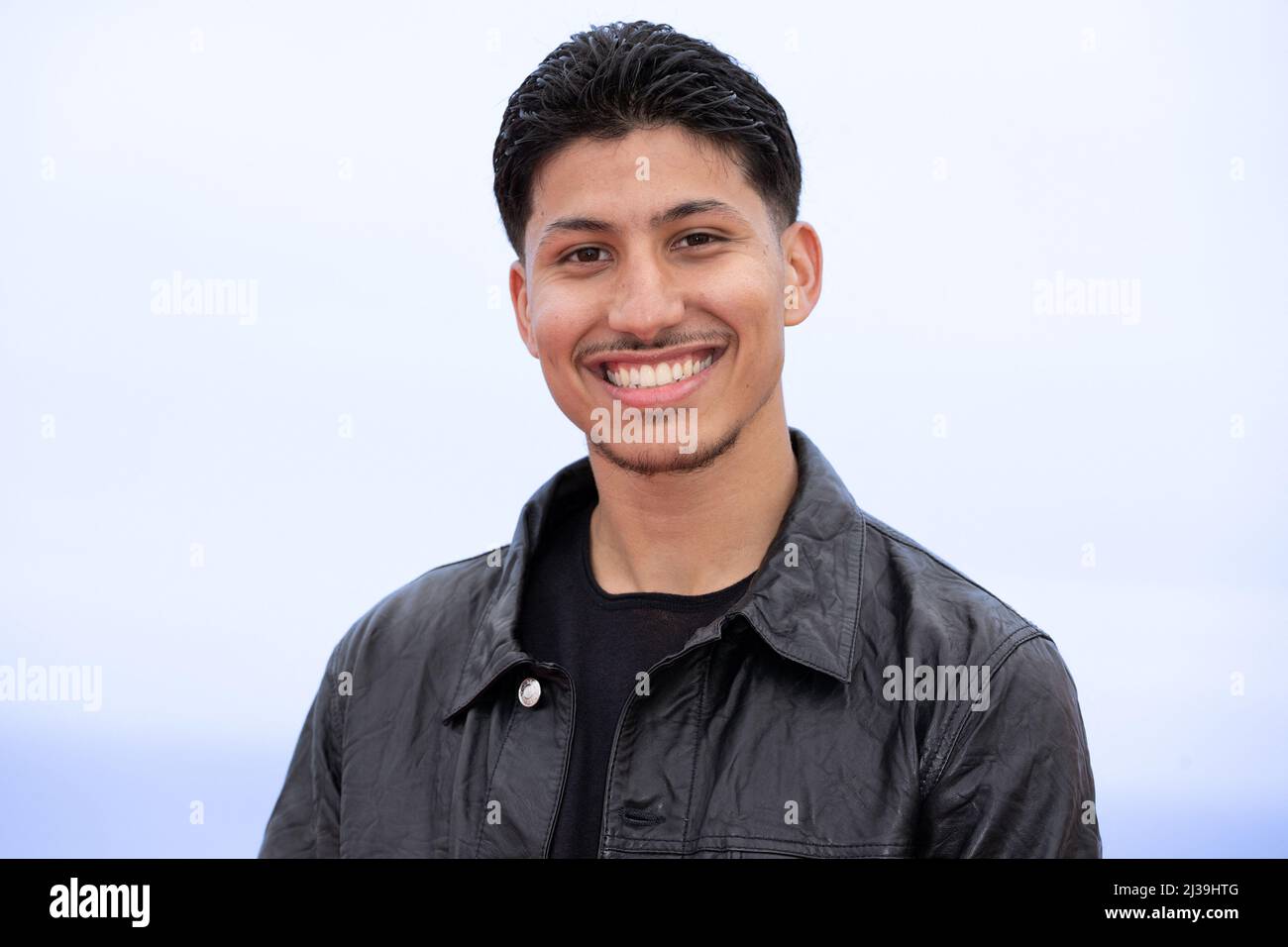 Cannes, France. April 06, 2022, Abdallah Charki attends the SKAM ...