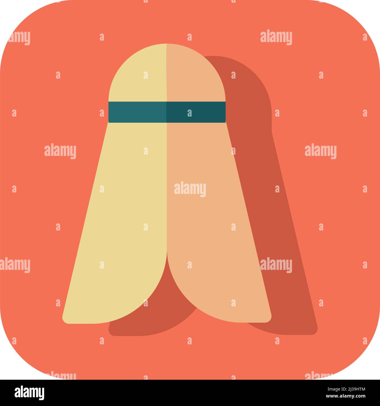 Abstract button icon badminton shuttlecock on white background - Vector ...