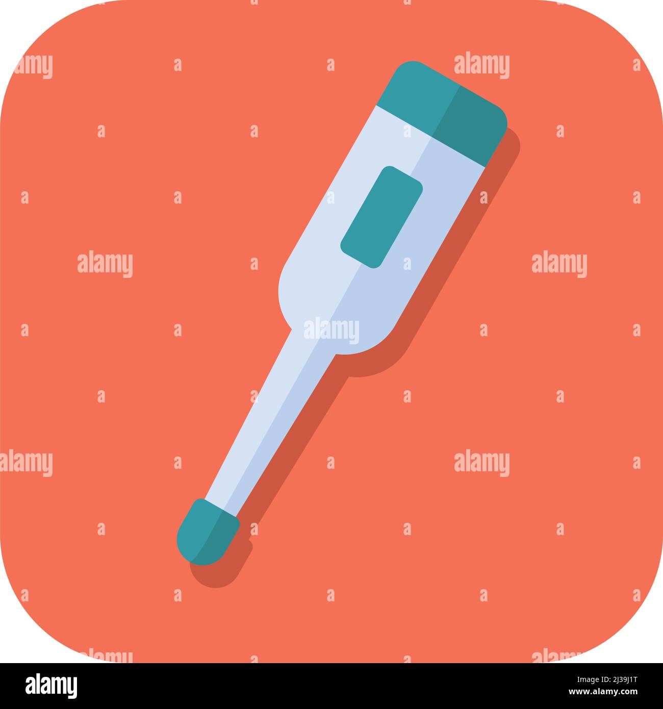 Abstract button thermometer icon on white background - Vector ...