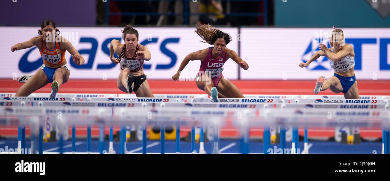 Zoë Sedney, Michelle Harrison, Gabriele Cunningham and Viktória Forster ...