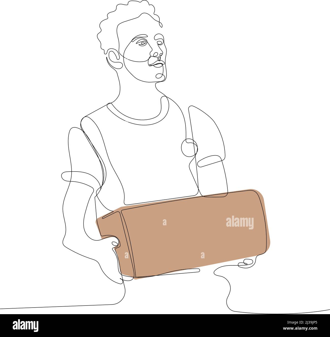 Employee infection Stock Vector Images - Alamy