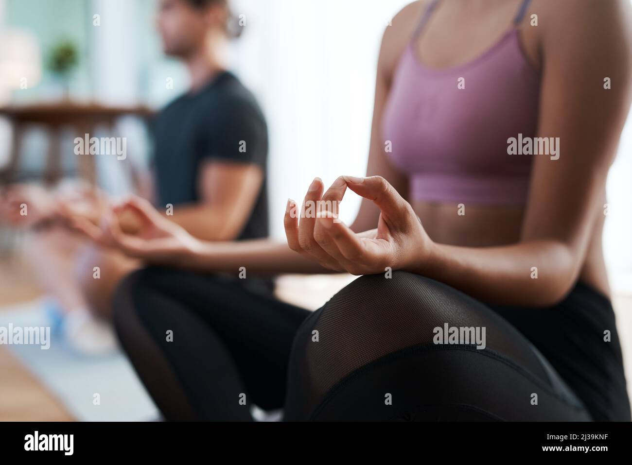 On the path to inner peace. Cropped shot of an unrecognizable and ...