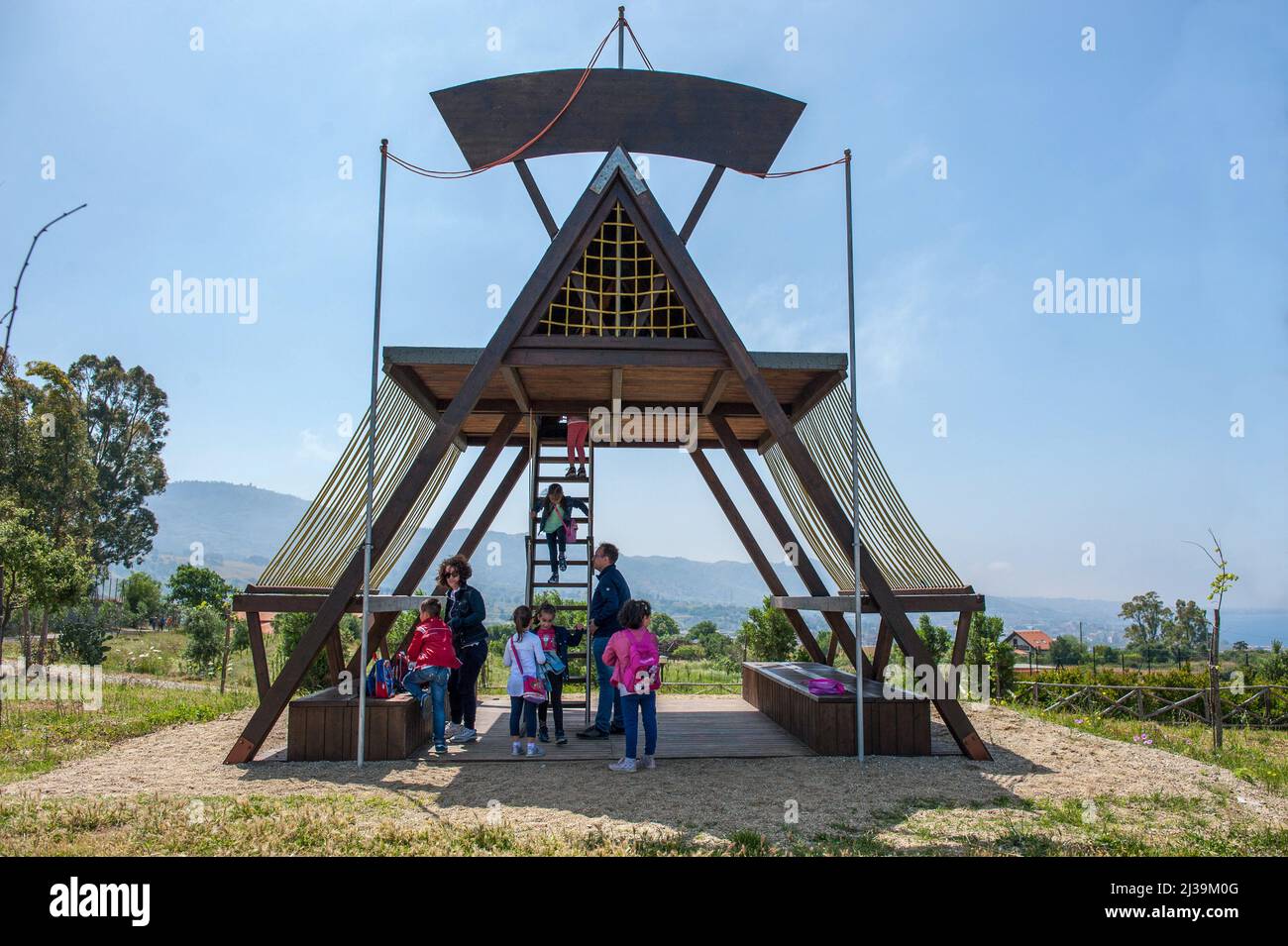 Arghila (Reggio Calabria), Italy 10/05/2016: classroom of students ...