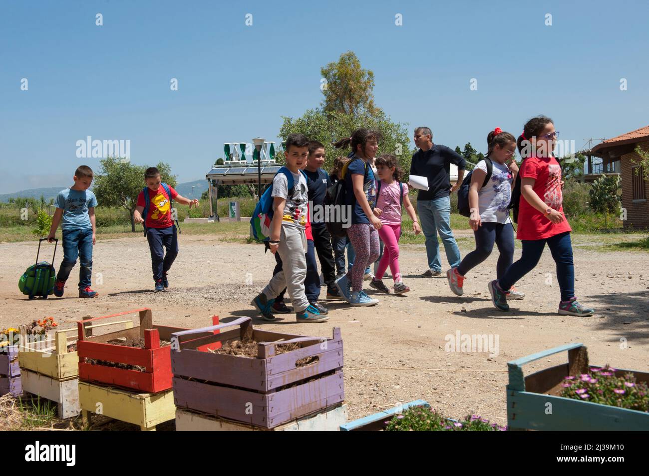 Arghila (Reggio Calabria), Italy 10/05/2016: classroom of students ...