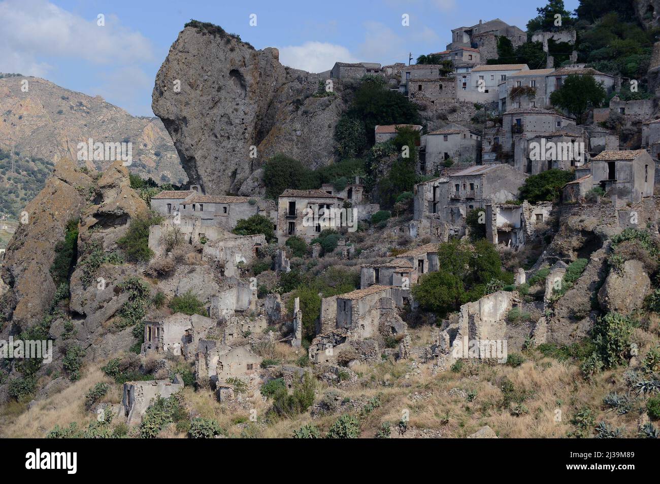 Pentedattilo (Reggio Calabria), Italy 22/10/2013: the village is part ...