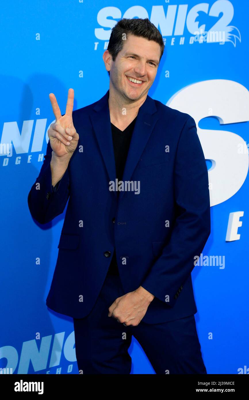 Los Angeles, CA. 5th Apr, 2022. Jeff Fowler at arrivals for SONIC THE ...