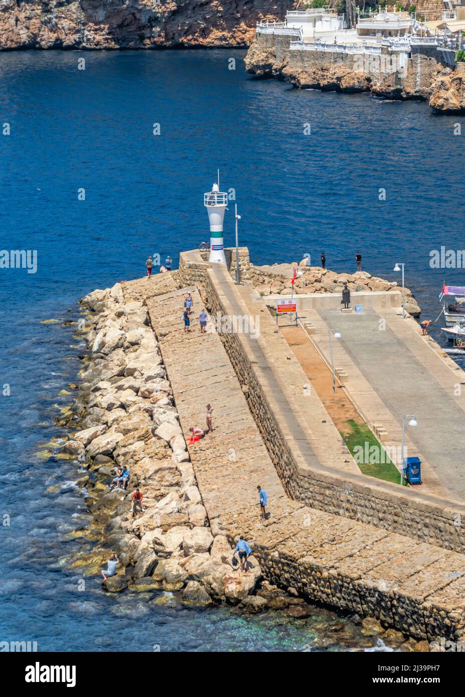 Roman harbor in Antalya, Turkey Stock Photo - Alamy