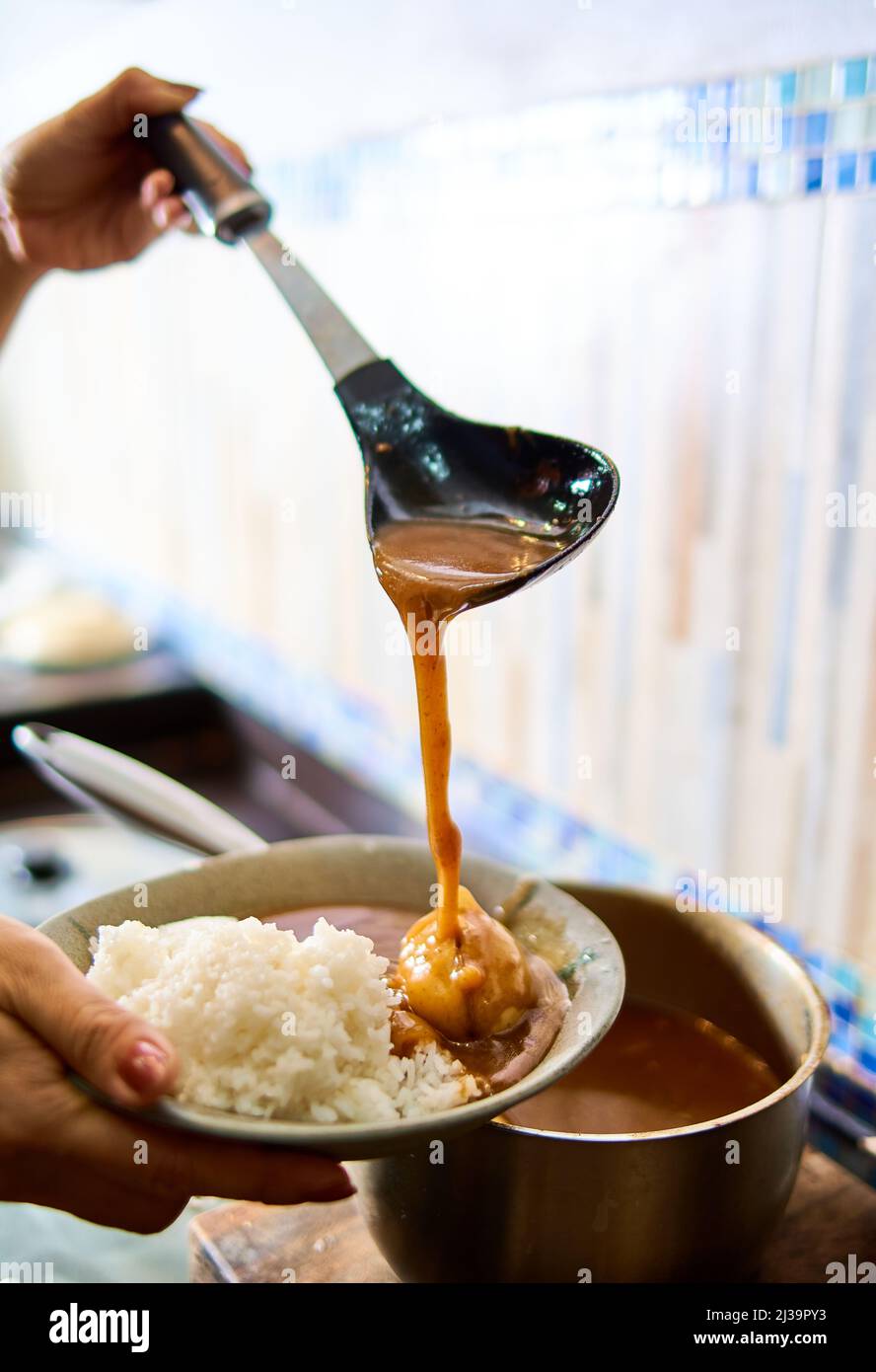 Scooping rice hi-res stock photography and images - Alamy