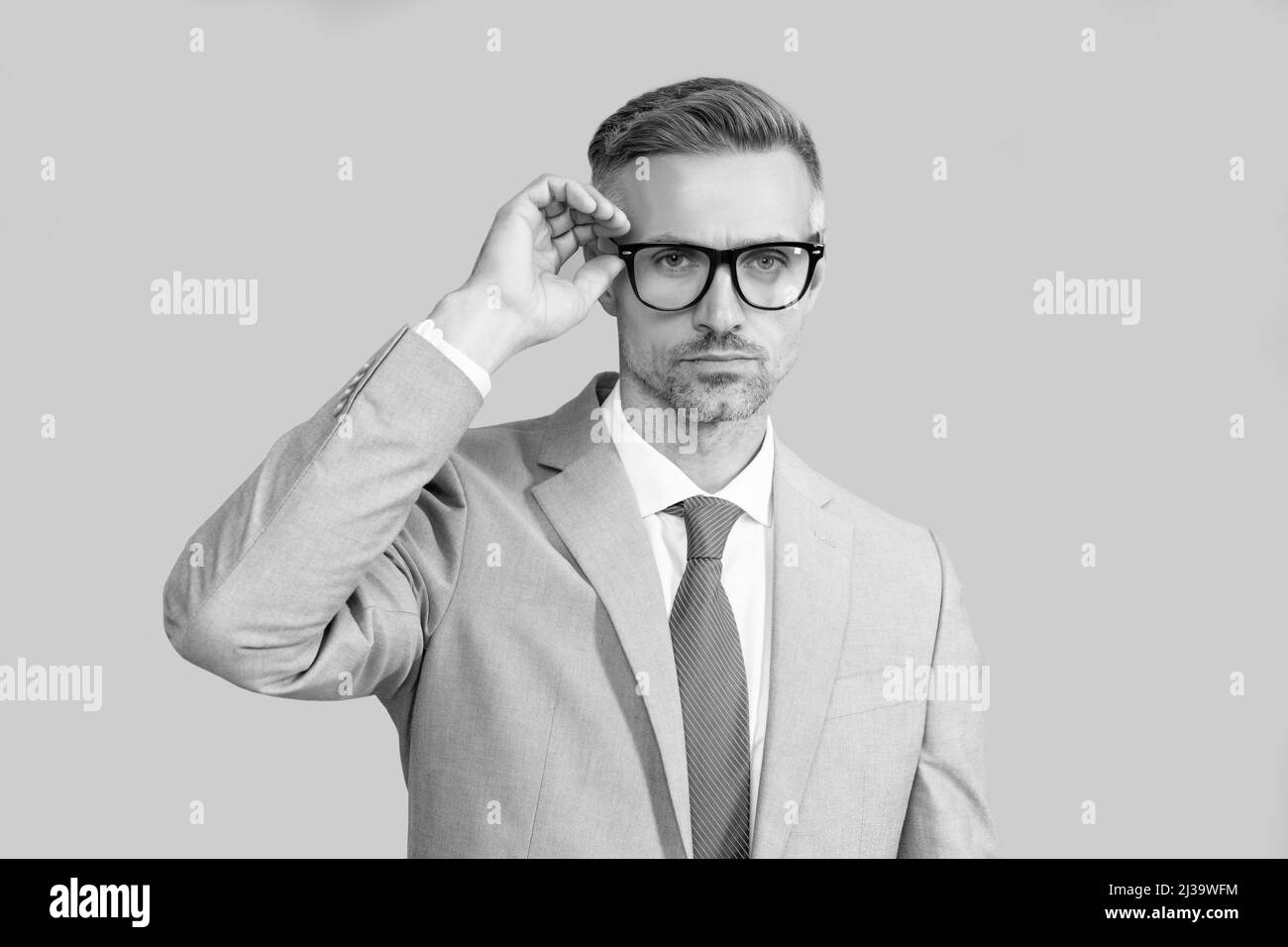 Smart portrait business Black and White Stock Photos & Images - Alamy