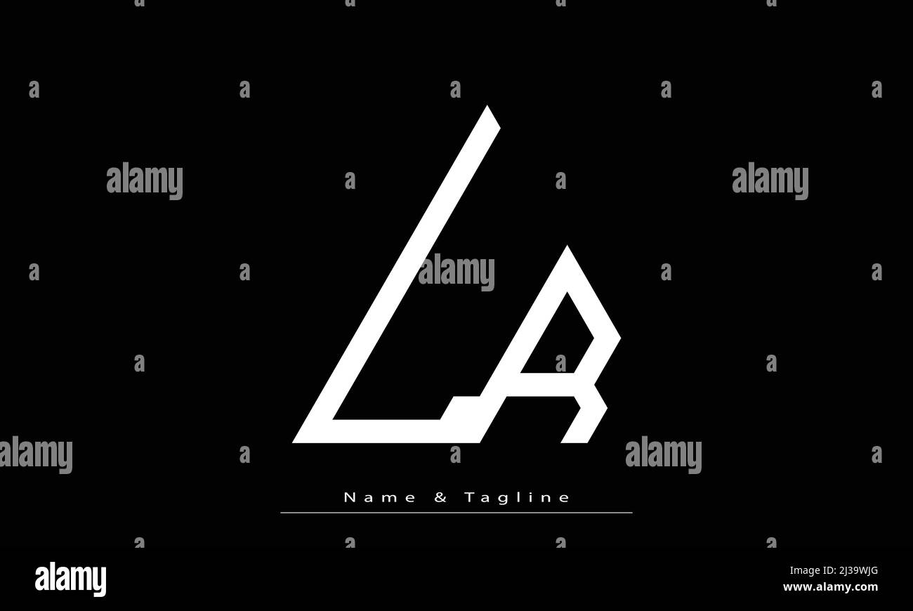 Alphabet letters Initials Monogram logo LR , RL Stock Vector Image ...