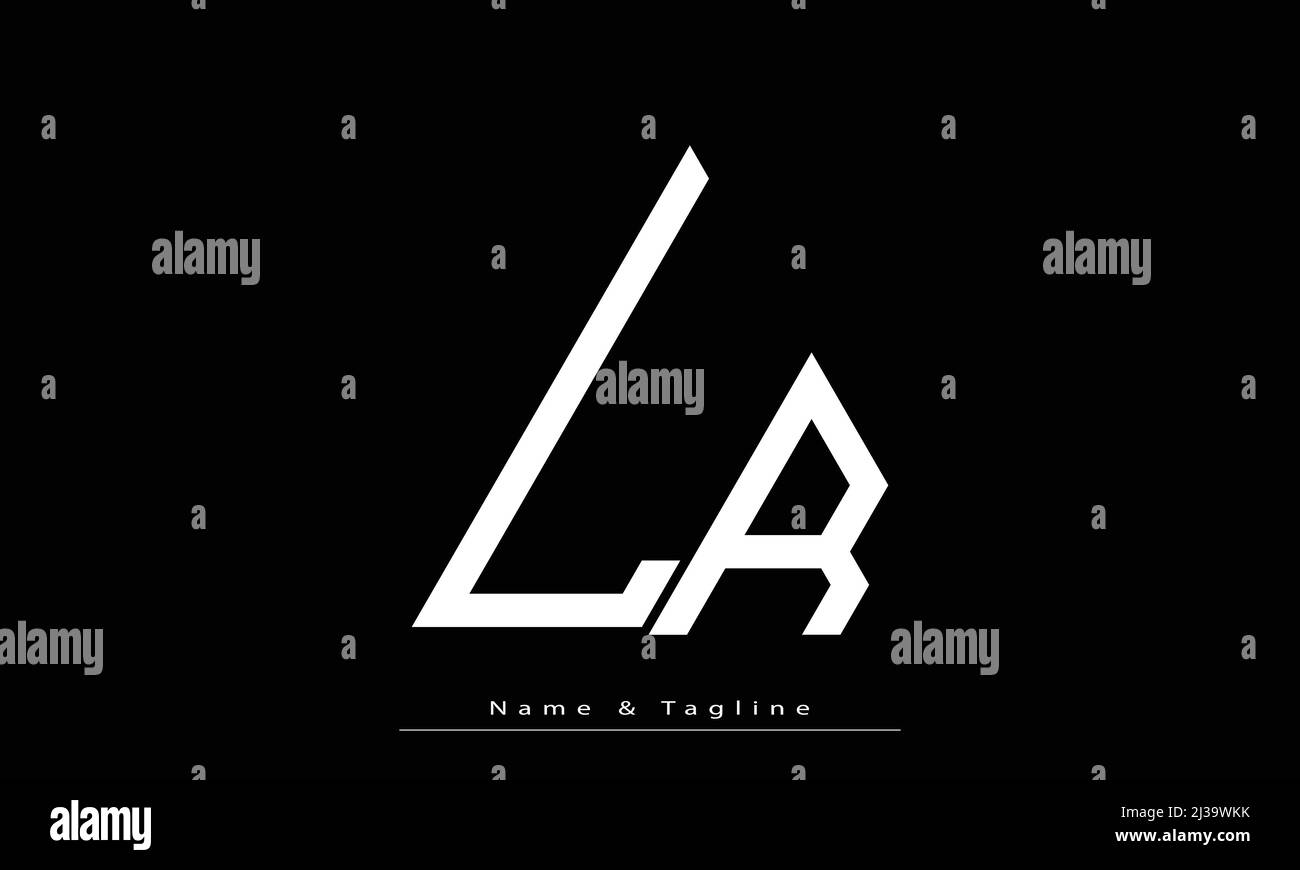Alphabet letters Initials Monogram logo LR , RL Stock Vector Image ...
