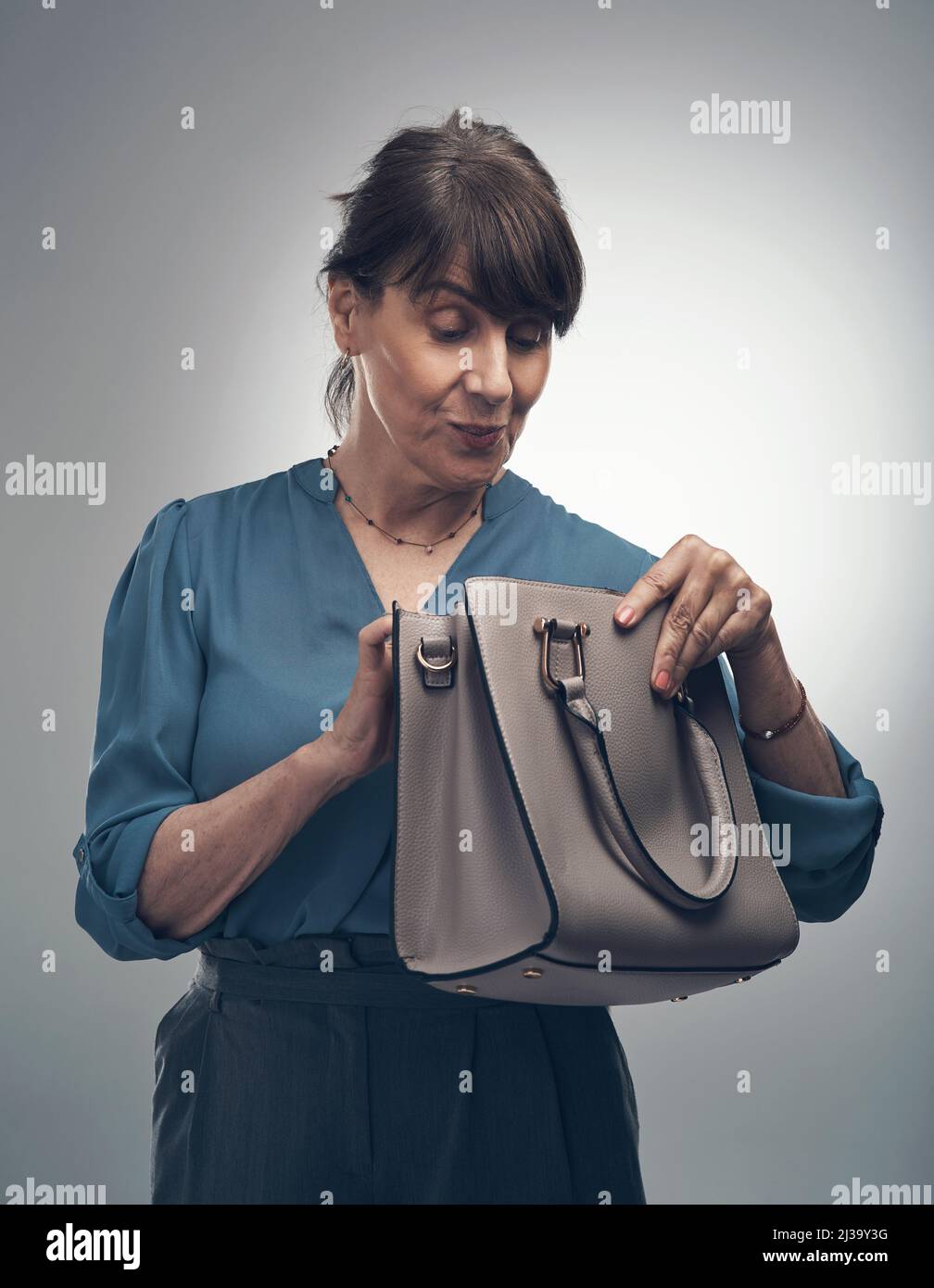 Pull out shot female senior hi-res stock photography and images - Alamy