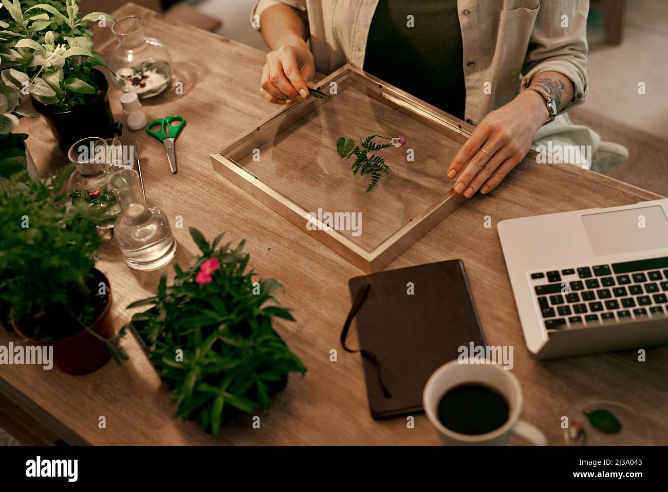 Creating masterpieces takes time and effort. Cropped shot of an ...