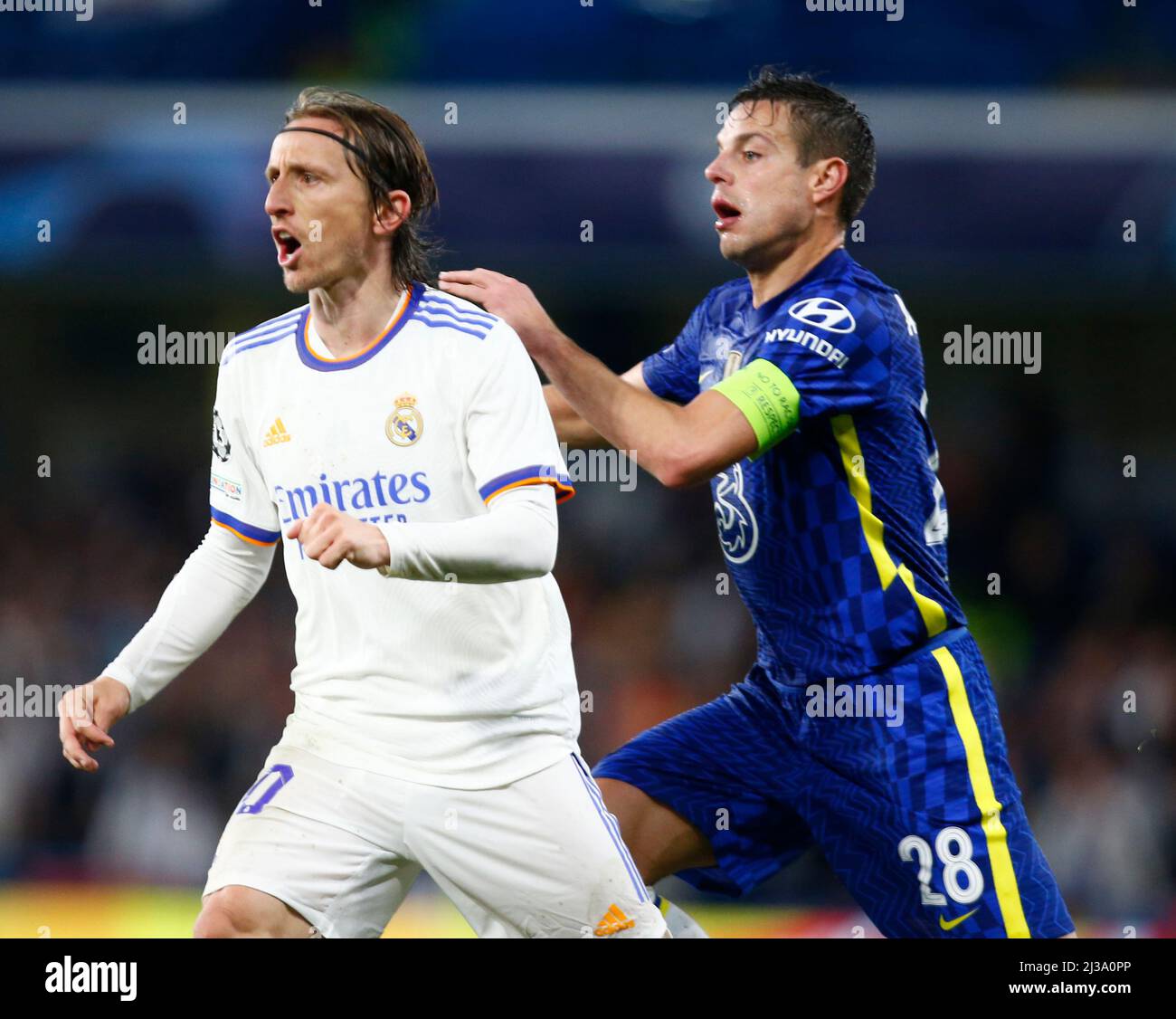 London, UK. 01st Feb, 2018. LONDON, United Kingdom, APRIL 06:L-R Luka ...