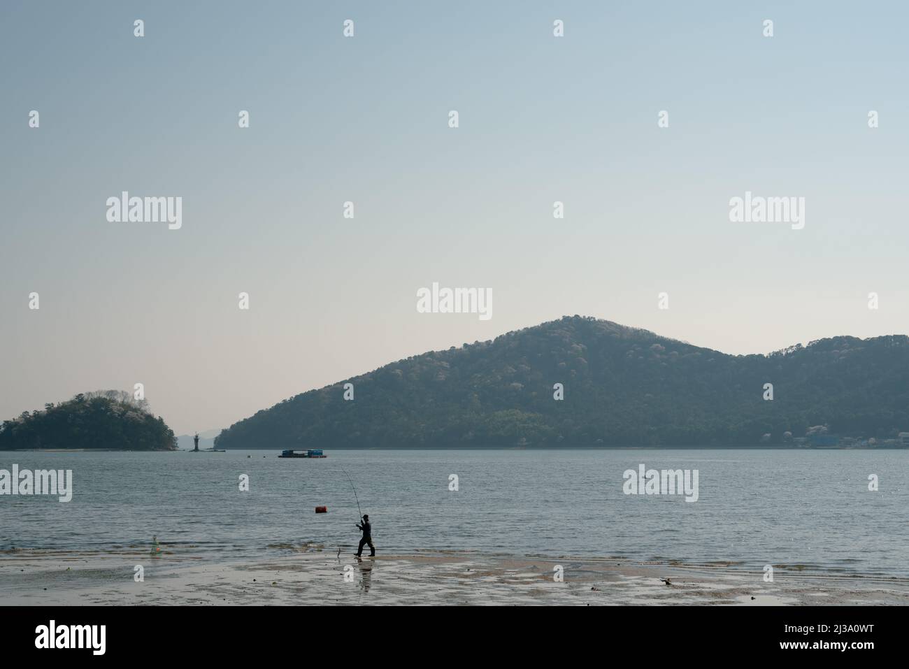 Jinhaeru beach park in Changwon, Korea Stock Photo - Alamy