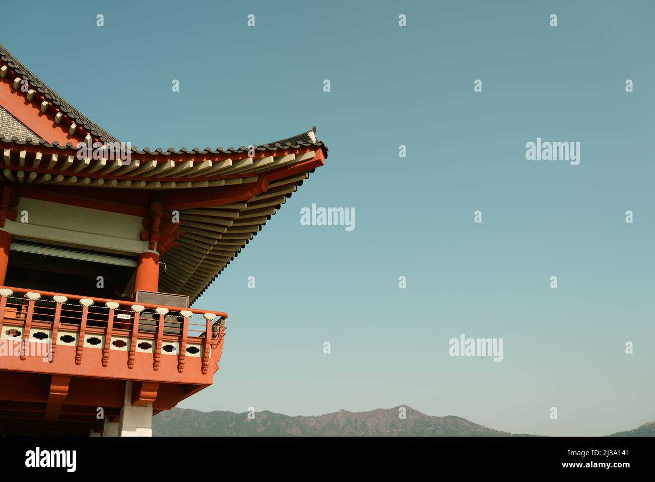 Korean style pavilion hi-res stock photography and images - Alamy