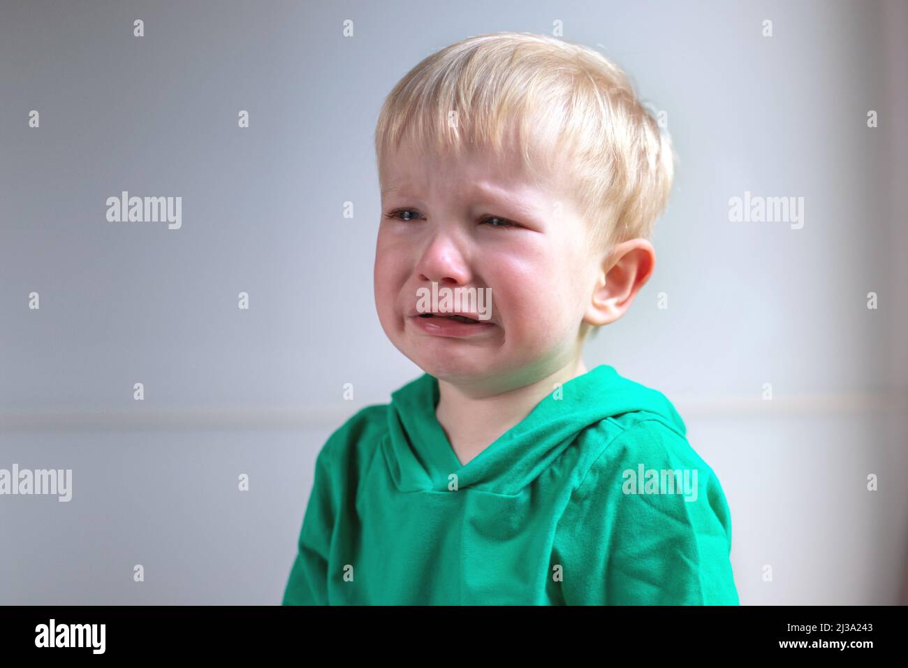 Background boy caucasian child childhood crying emotion hi-res stock ...