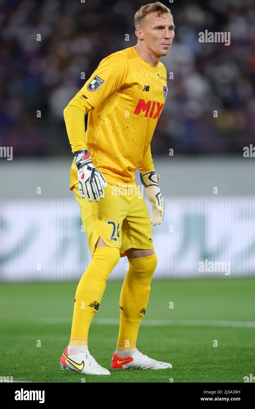 Ajinomoto Stadium, Tokyo, Japan. 6th Apr, 2022. Jakub Slowik (FC Tokyo ...