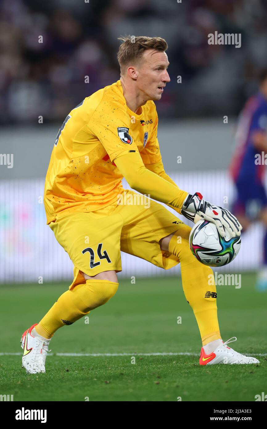 Ajinomoto Stadium, Tokyo, Japan. 6th Apr, 2022. Jakub Slowik (FC Tokyo ...