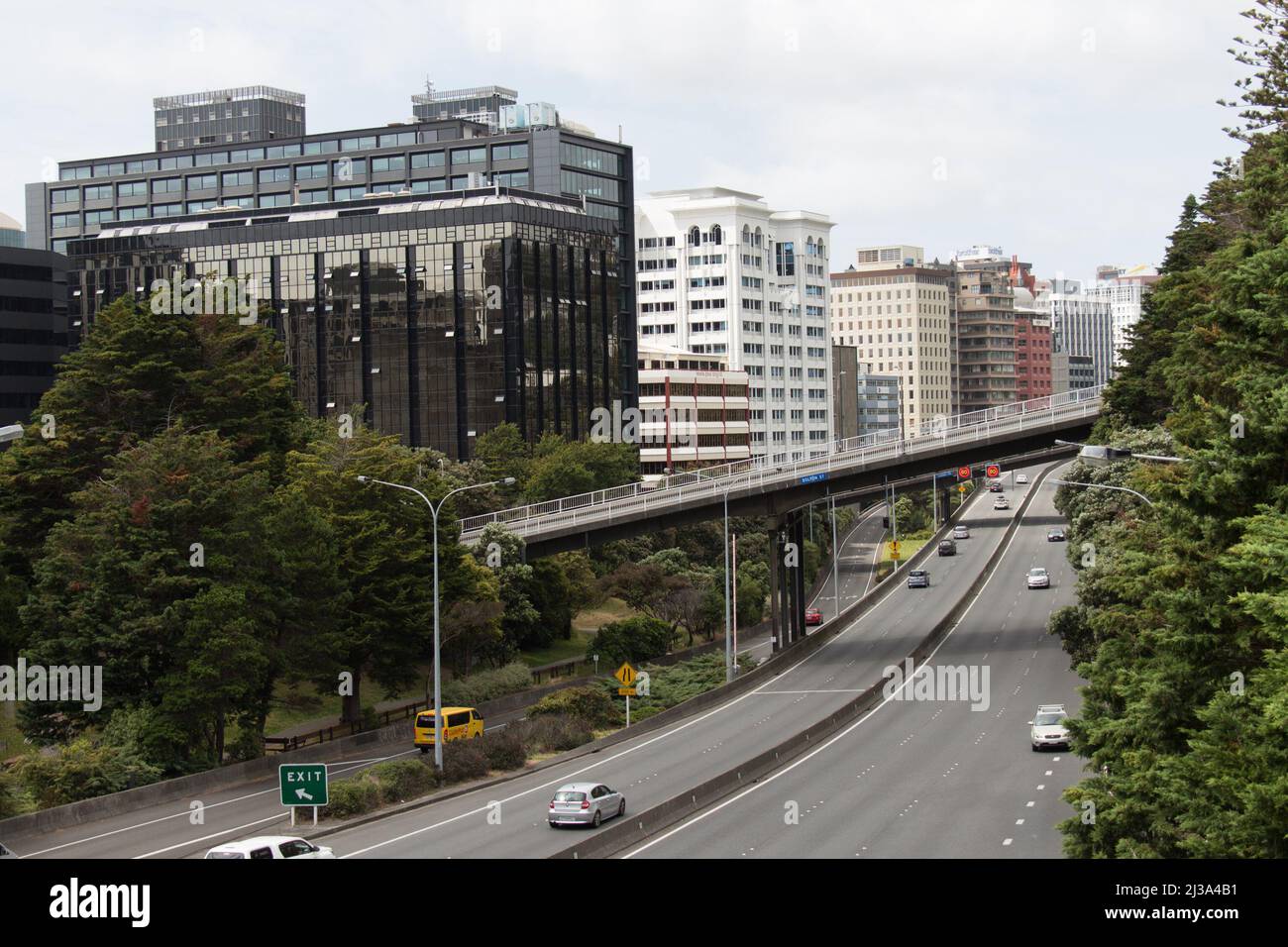 Wellington urban motorway hi-res stock photography and images - Alamy
