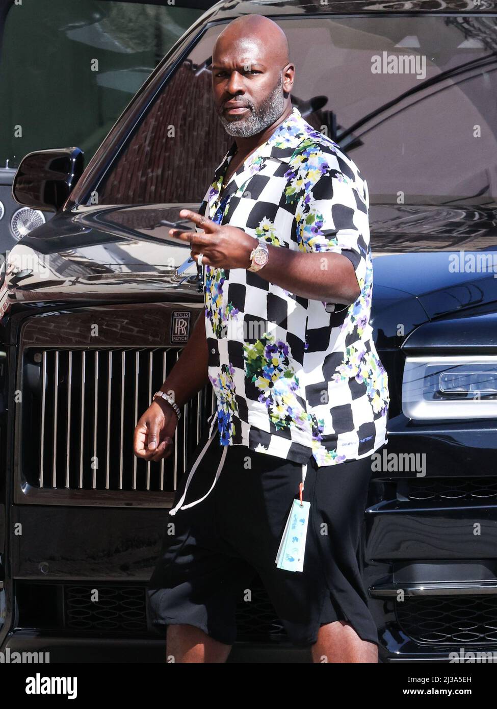HOLLYWOOD, LOS ANGELES, CALIFORNIA, USA - APRIL 06: Business executive ...